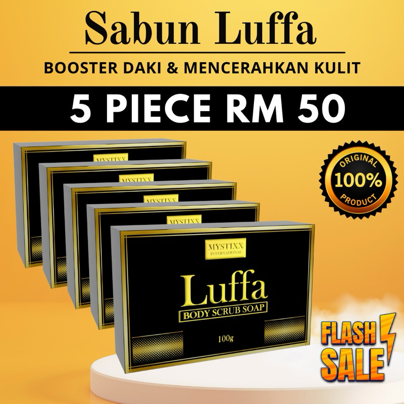 Sabun Luffa Soap Body Scrub Original 5 Kotak | Shopee Malaysia