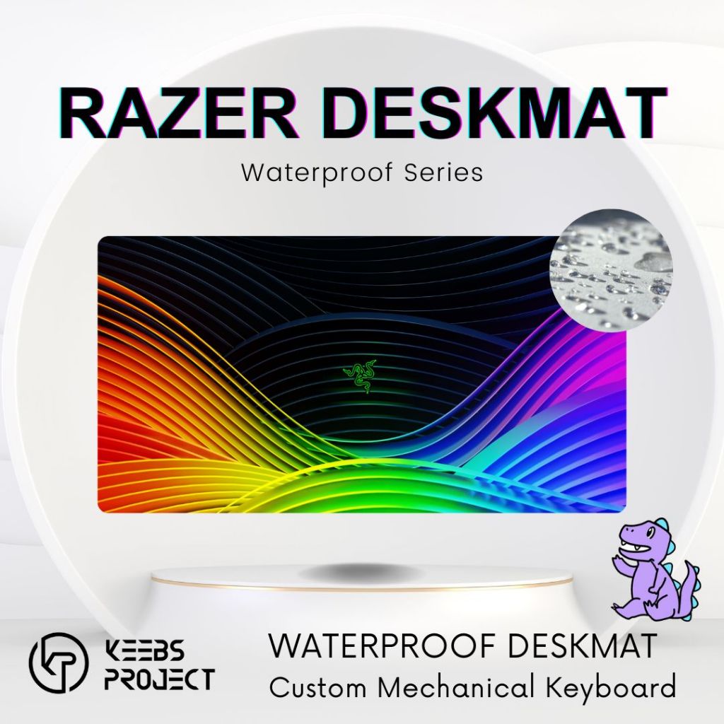 [READY STOCK] Razer Premium Gaming Deskmat WATERPROOF (900mm x 400mm x ...
