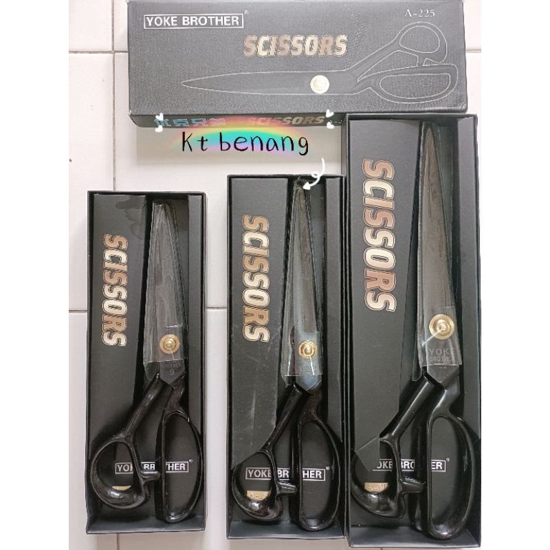 YOKE brother Tailoring Scissors/Gunting Berquality Tukang Jahit ...