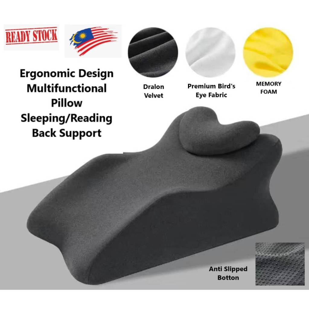Back Support Pain Relieve Pillow Ergonomic Cushion Leg Elevation Wedge ...