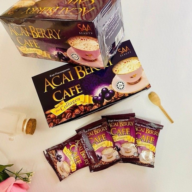 ACAI BERRY CAFE PLUS COLLAGEN KOPI PRACAMPURAN | Shopee Malaysia