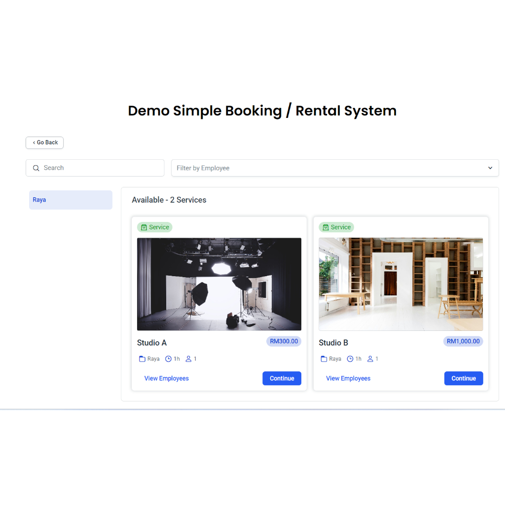 Universal Booking System - Studio/ Home/ Car/ Badminton/ Futsal/ Hotel ...