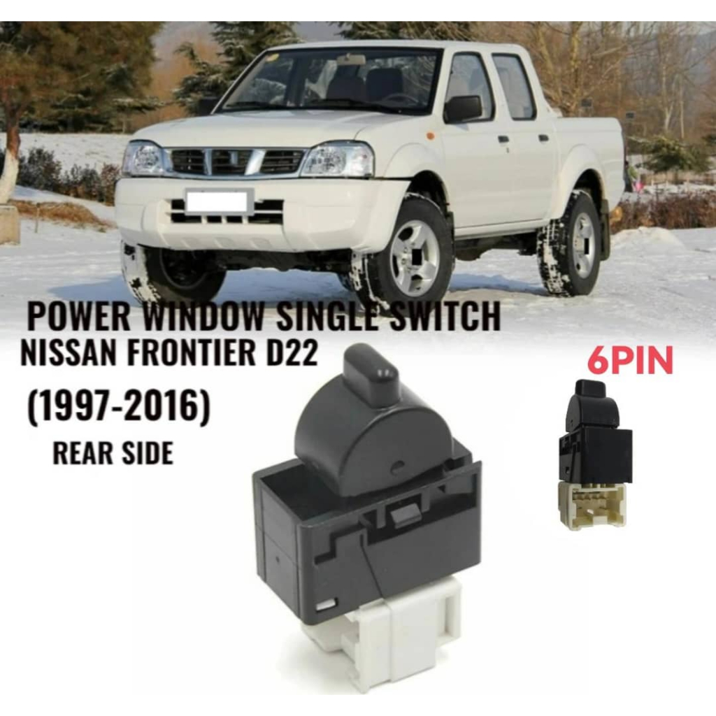 Nissan Frontier D22 Pickup Pick Up Rear Side Power Window Single Sub ...