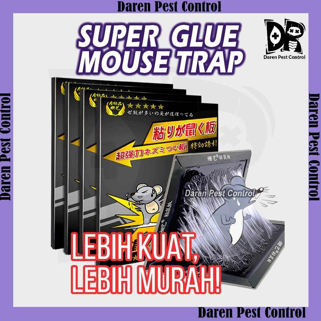Pelekat Tikus Extra Tebal Extra Strong Mouse Trap Super Glue | Shopee ...