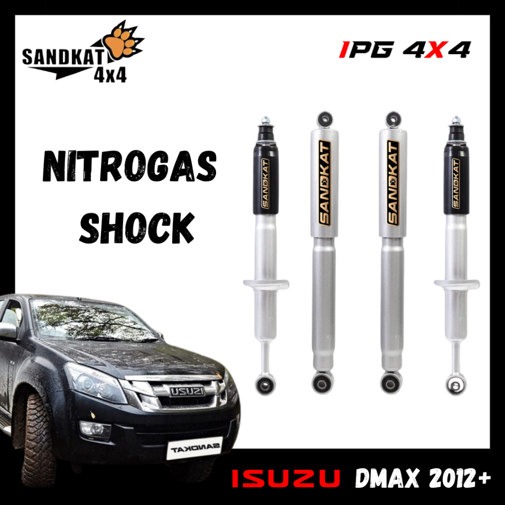 SANDKAT Isuzu Dmax 2012 Onwards Absorber Nitrogas Shock Absorber 4x4 ...