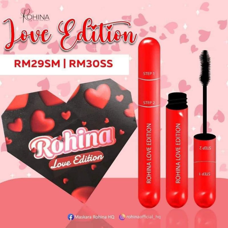 Rohina love edition two step mascara | Shopee Malaysia