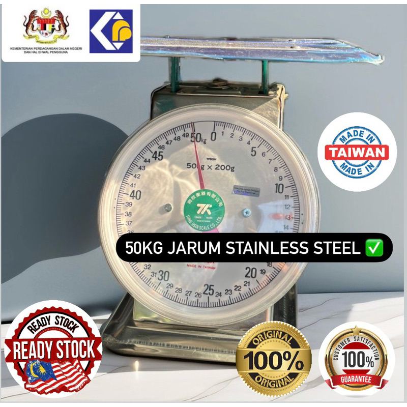 Penimbang Spring Stainless Steel 50kg/ Thung Shin Spring Scale ...