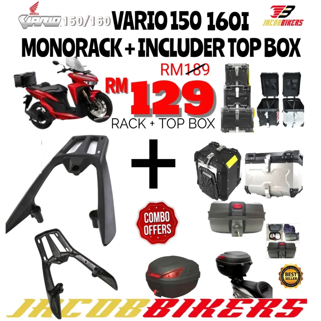 HONDA VARIO 150 160 CLICK150 160 tailstockshelf with luggage rack ...