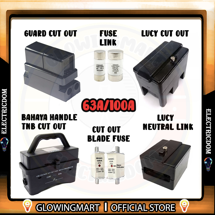 [READY STOCK] LUCY / GUARD 60A/63A TNB CUT OUT 60A 63A CUT OUT Neutral ...