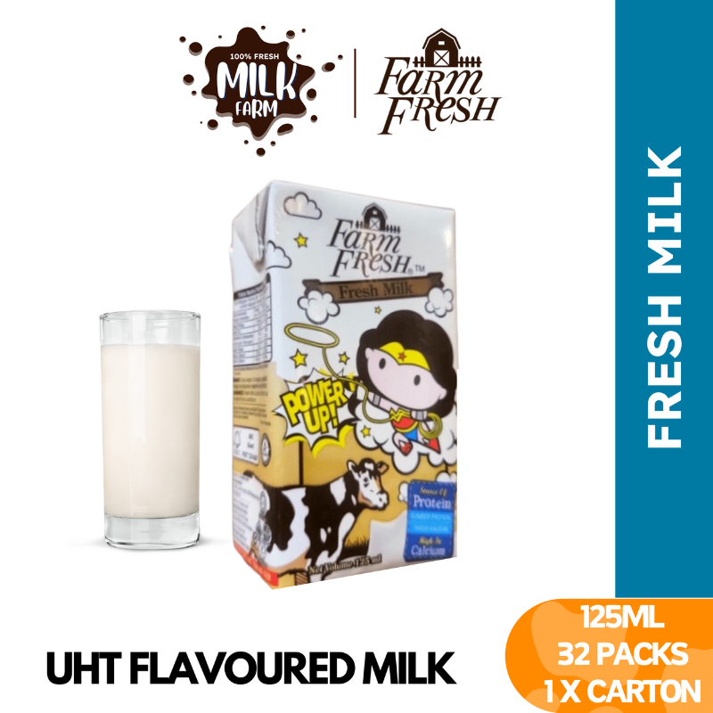 Milk Farm | Farm Fresh UHT Fresh Milk 125ml x 32pack | Shopee Malaysia
