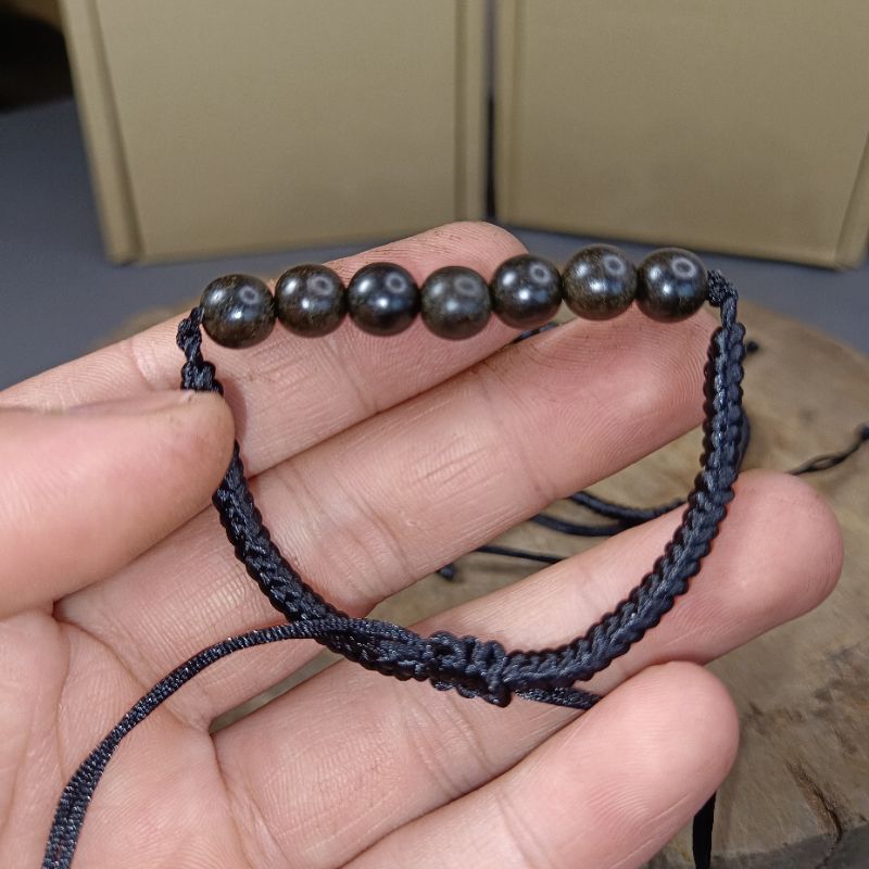 【Gelang Teras Kemuning Hitam】Kemuning Hitam Asli 100% || 7butir (Gelang ...