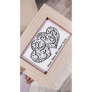 Personalized Khat Frame A6 Khat Diwani Aesthetic Handwriting 100% ...