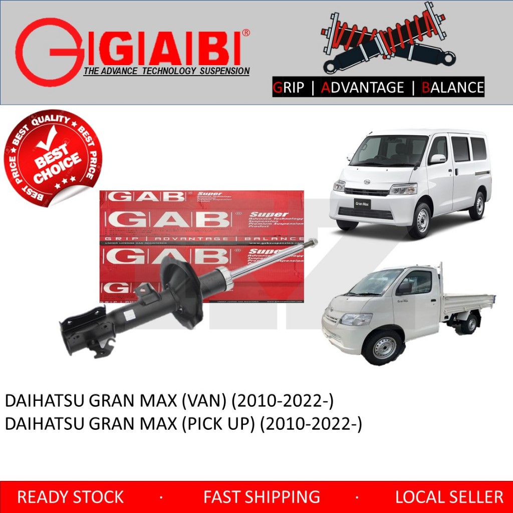 ORIGINAL GAB SUPER FRONT ABSORBER / REAR ABSORBER - DAIHATSU GRAN MAX ...
