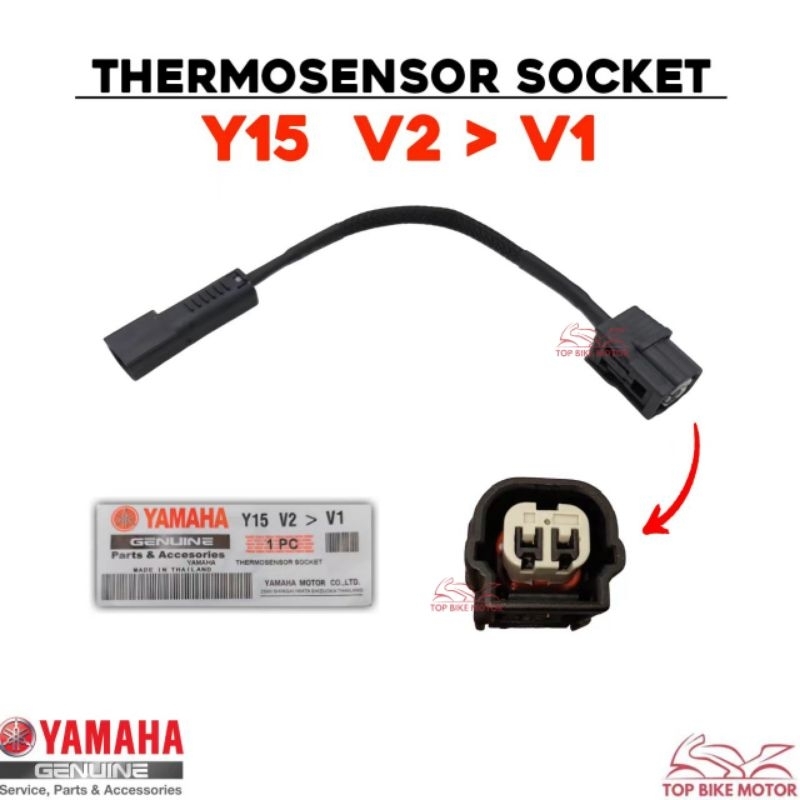 YAMAHA Y15 Y15ZR FUEL INJECTOR CABLE THERMOSENSOR SOCKET V1>V2 RACING ...