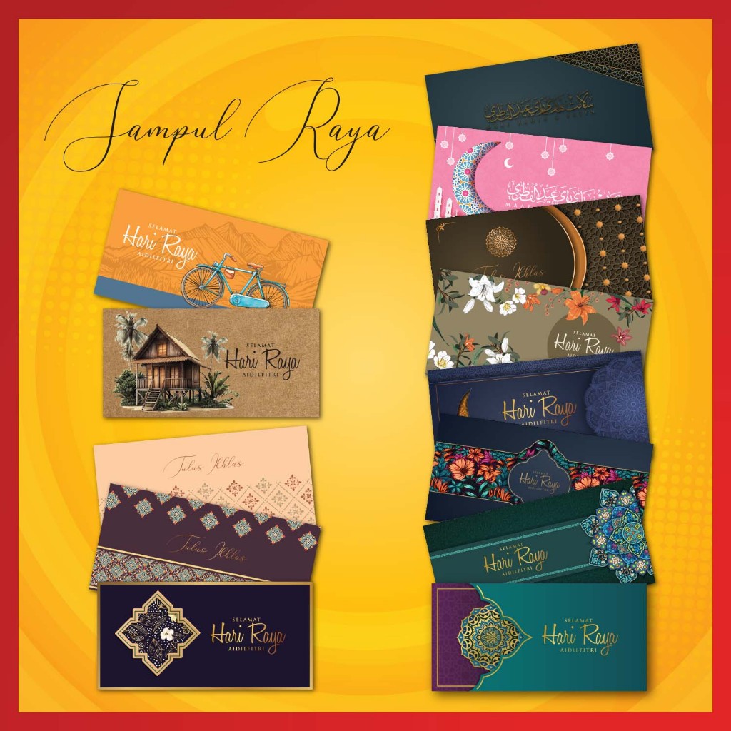 Sampul Raya Exclusive Ver.2 2024 (10 pcs) | Shopee Malaysia
