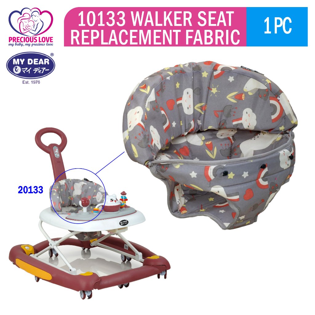 My Dear Walker Seat Fabric Cover Replacement for Walker 20133 (10133 ...