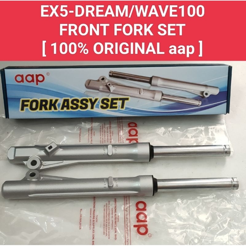 EX5/DREAM/WAVE100 [ 100% ORIGINAL aap ] FRONT FORK SET / LEFT & RIGHT SET | Shopee Malaysia