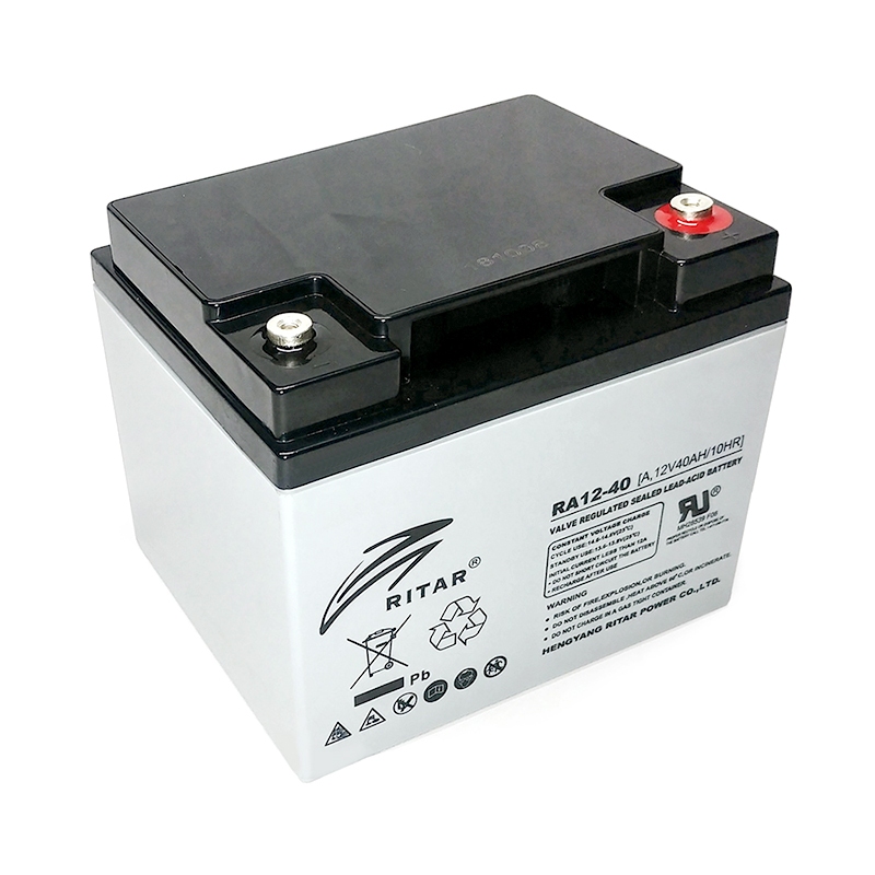 Ritar RA12-40 12V 40Ah AGM Maintenance Free Rechargeable Sealed Lead ...