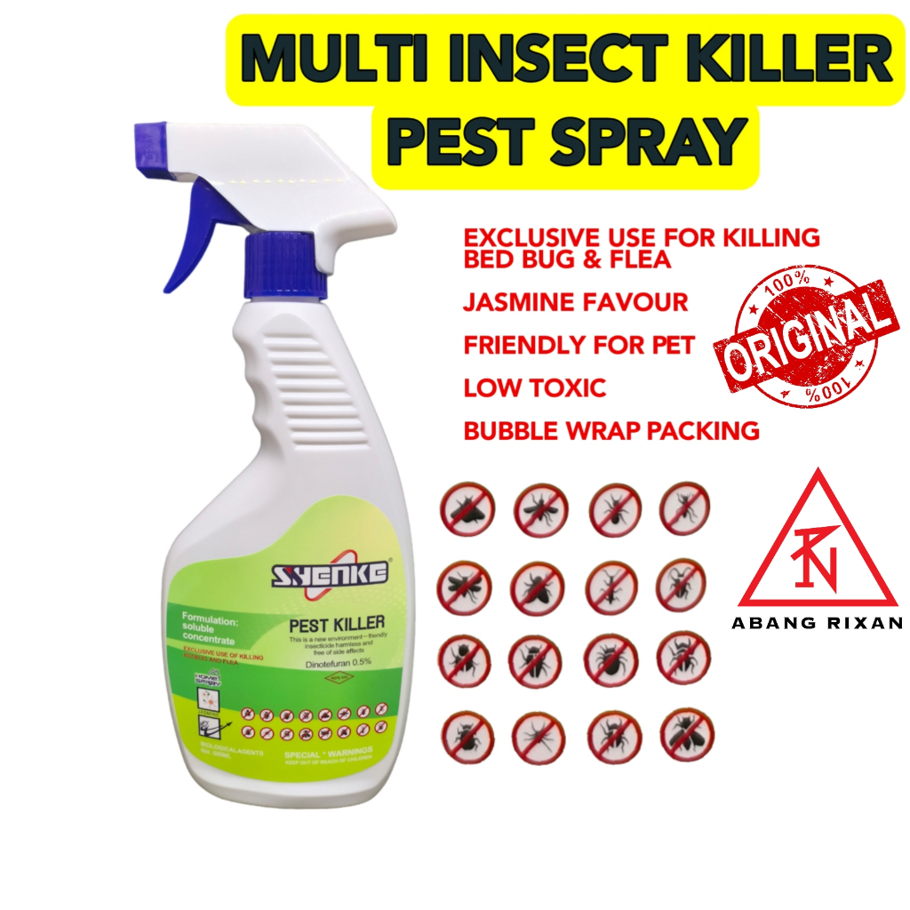 Pest Spray Pest Killer 500ml Multi Insect Killer Begbug Flea Insect ...