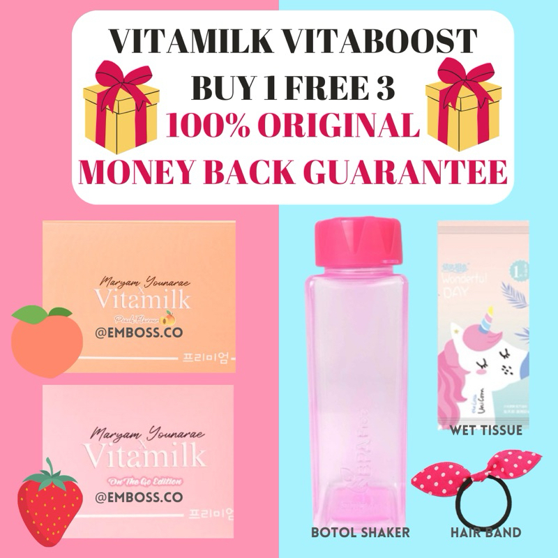 🎁BUY 1 FREE 3🎁 VITA BOOSTER VITABOOST ORIGINAL VITAMILK ORIGINAL ...