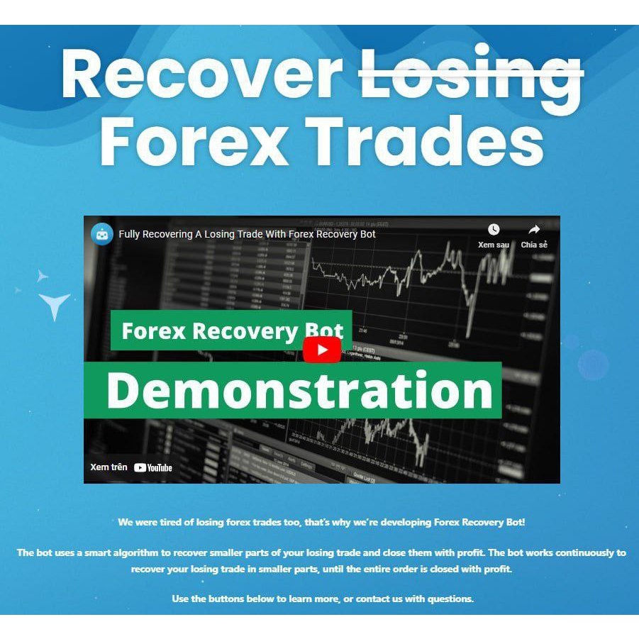 💎Forex Recovery Bot V2.2 MT4💎 EA + Presets + PDF Guide / No DLL ...