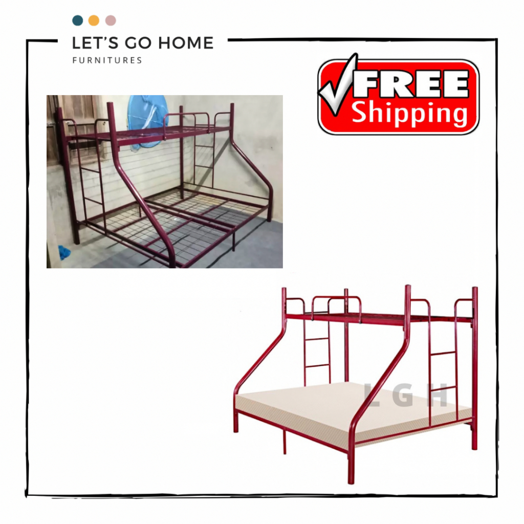Metal Bunk Bed | Double Decker Katil 2 Tingkat Double | Katil Tingkat ...