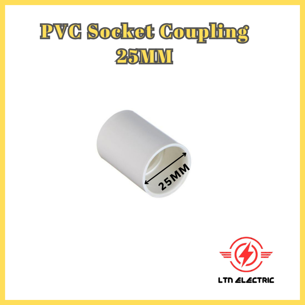 100PCS/50PCS/30PCS PVC Socket Joint for Electrical PVC Conduit Pipe ...