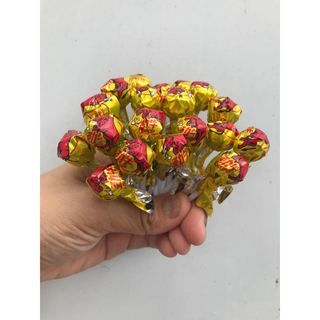 50 Pcs Mini Lollipop Ball Candy Red Bull Flavour 3g Each (LOCAL READY STOCKS) | Shopee Malaysia