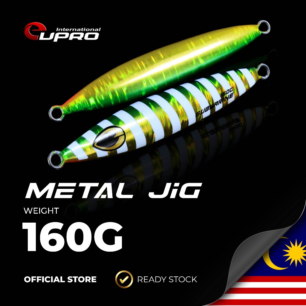 Eupro Submarine Jig Fishing Jig SR 40g 60g 90g 160g 250g 300g | Shopee Malaysia