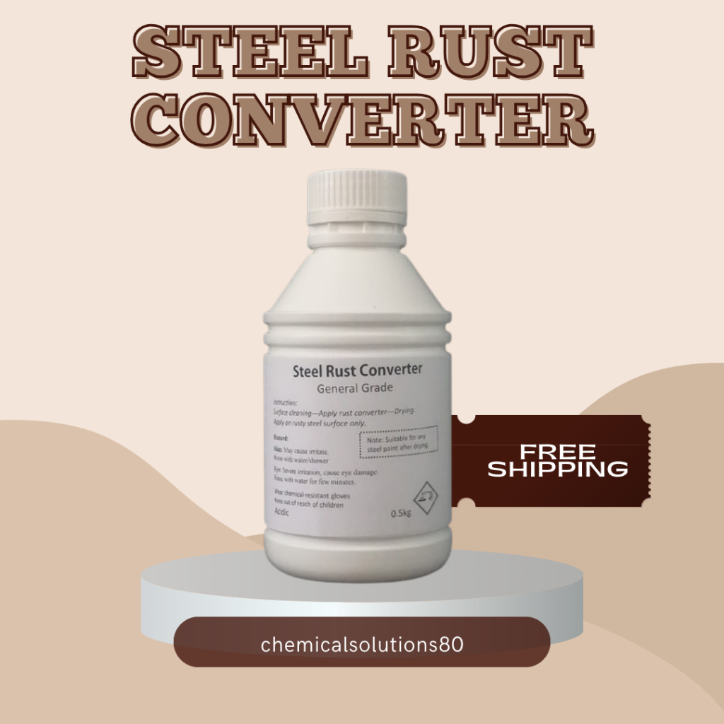 RUST CONVERTER FOR STEEL 0.5KG CONVERT RUST INTO PROTECTIVE LAYER FOR ...