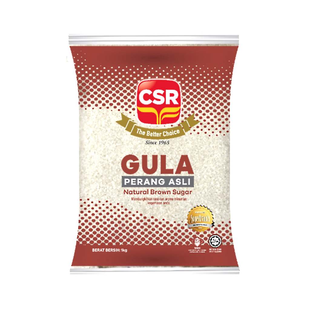 CSR NATURAL BROWN SUGAR 1KG gula | Shopee Malaysia