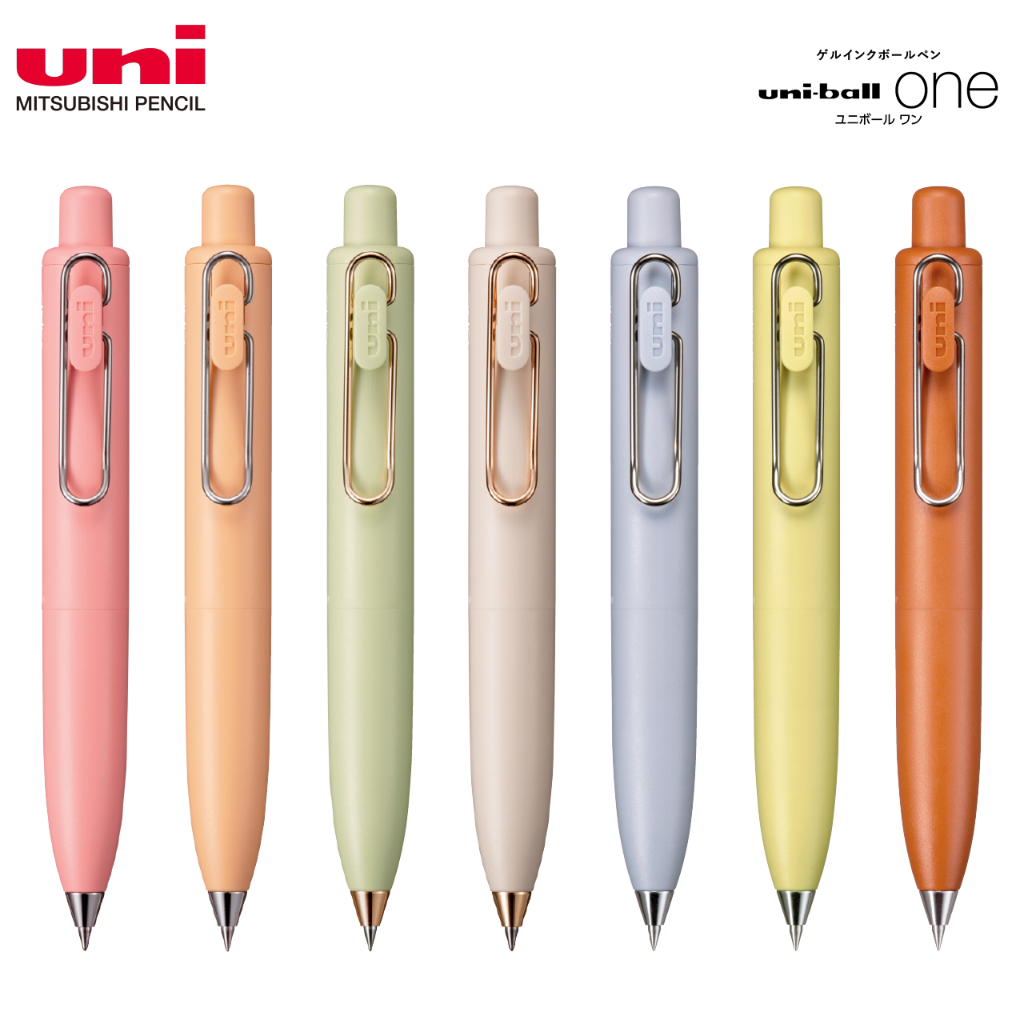 【Uni】Uni-ball One P Gel Ink Pen 0.38/0.5mm Black Ink Regular/Amber ...