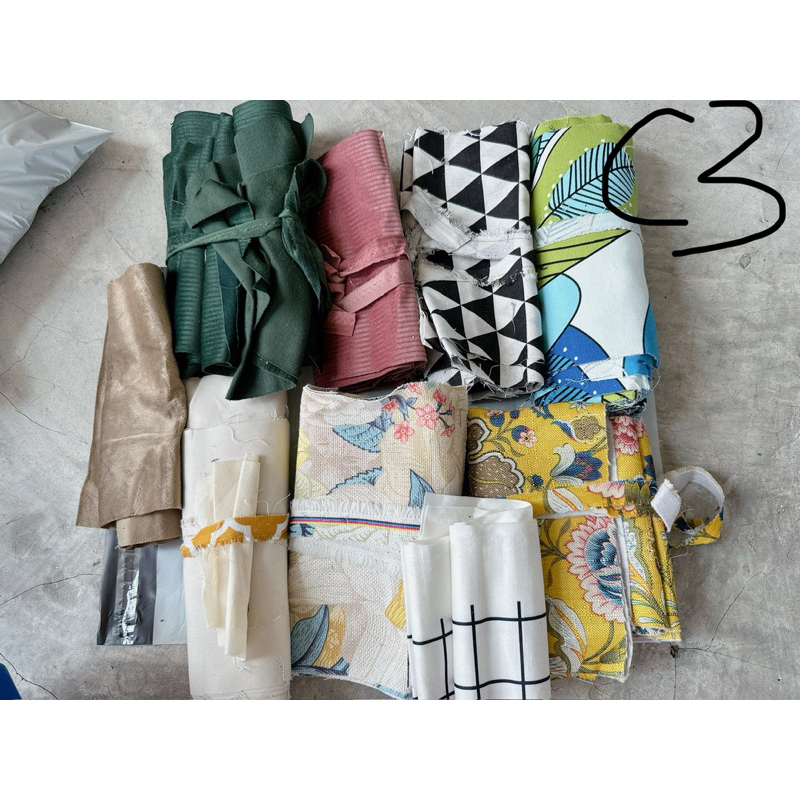 Loose Fabric Cut Fabric Kain Buruk Small Fabric Handcraft 布碎 Loose Rag ...