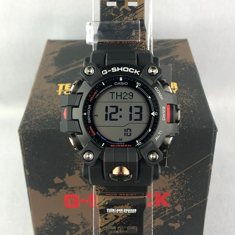 Casio G-Shock X TEAM LAND CRUISER TOYOTA AUTO BODY collaboration model MASTER OF G - LAND MUDMAN ...