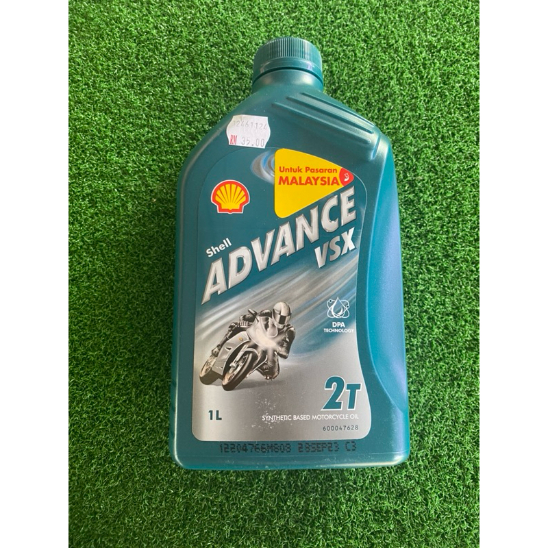 SHELL VSX ADVANCE 2T 100% ORIGINAL 1 LITRE | Shopee Malaysia