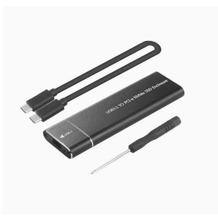 Dual Protocol M.2 NVME SSD & M.2 NGFF SSD Enclosure M.2 Case To USB ...