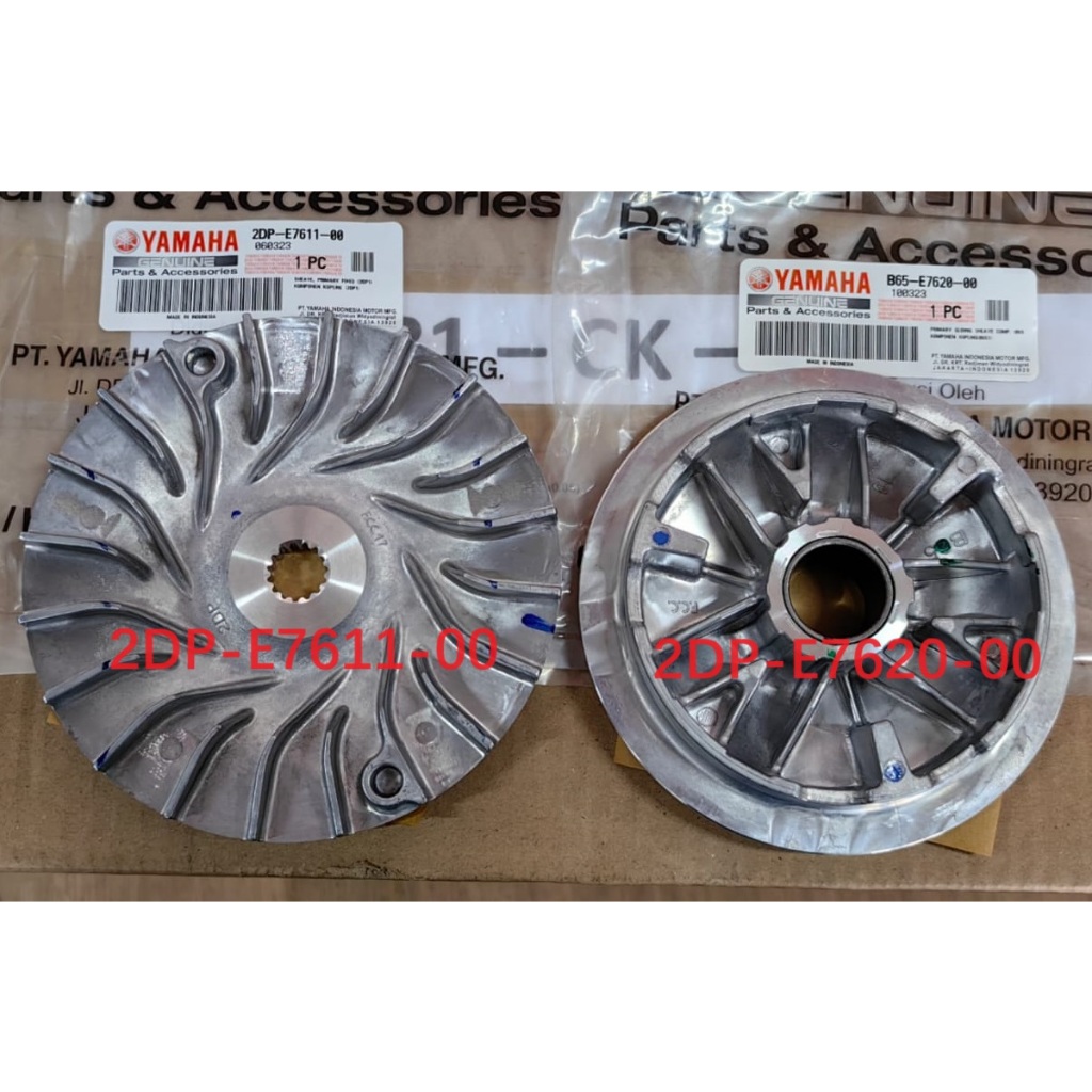 100% ORIGINAL- YAMAHA NVX155 V1 &V2 PULLEY ROLLER PULLEY FAN PRIMARY SHEAVE SLIDING FIXED -B65 ...