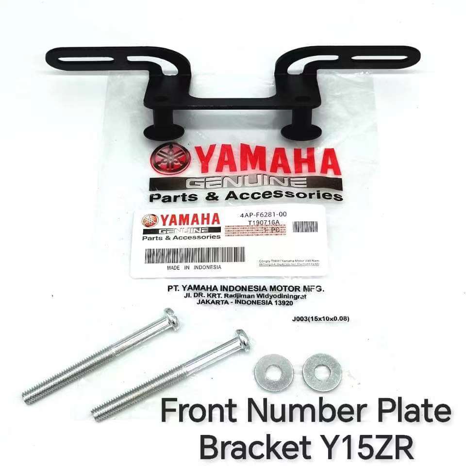 FRONT Number Plate Bracket Depan Yamaha Y15ZR Y15 Y15Z , LC135 V2 - V7 ...