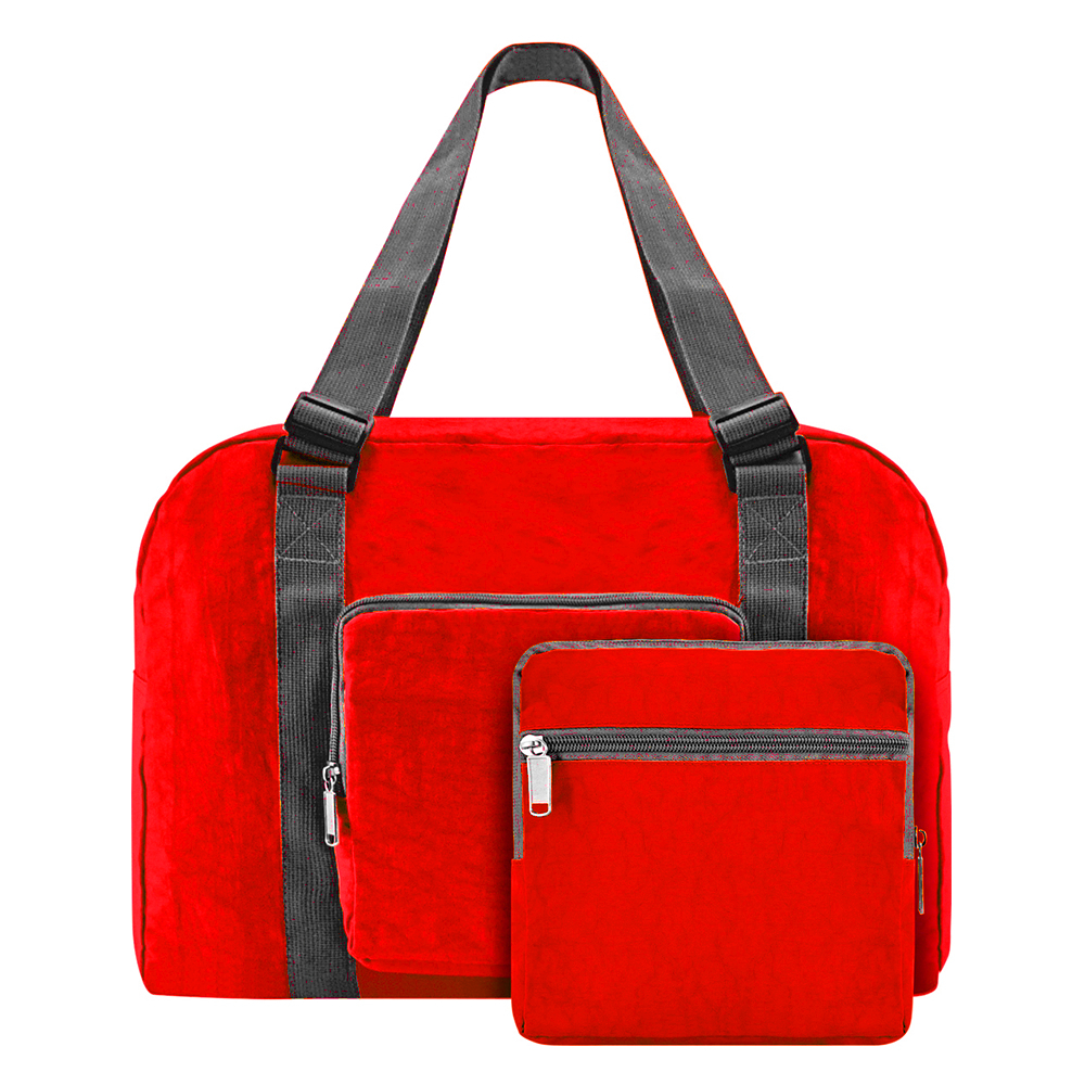 Lightweight Foldable Portable Hand Carry Travel Duffle Bag with Luggage ...