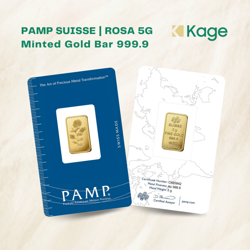 PAMP ROSA MINTED BAR 999.9 5GM #READY STOCK# | Shopee Malaysia