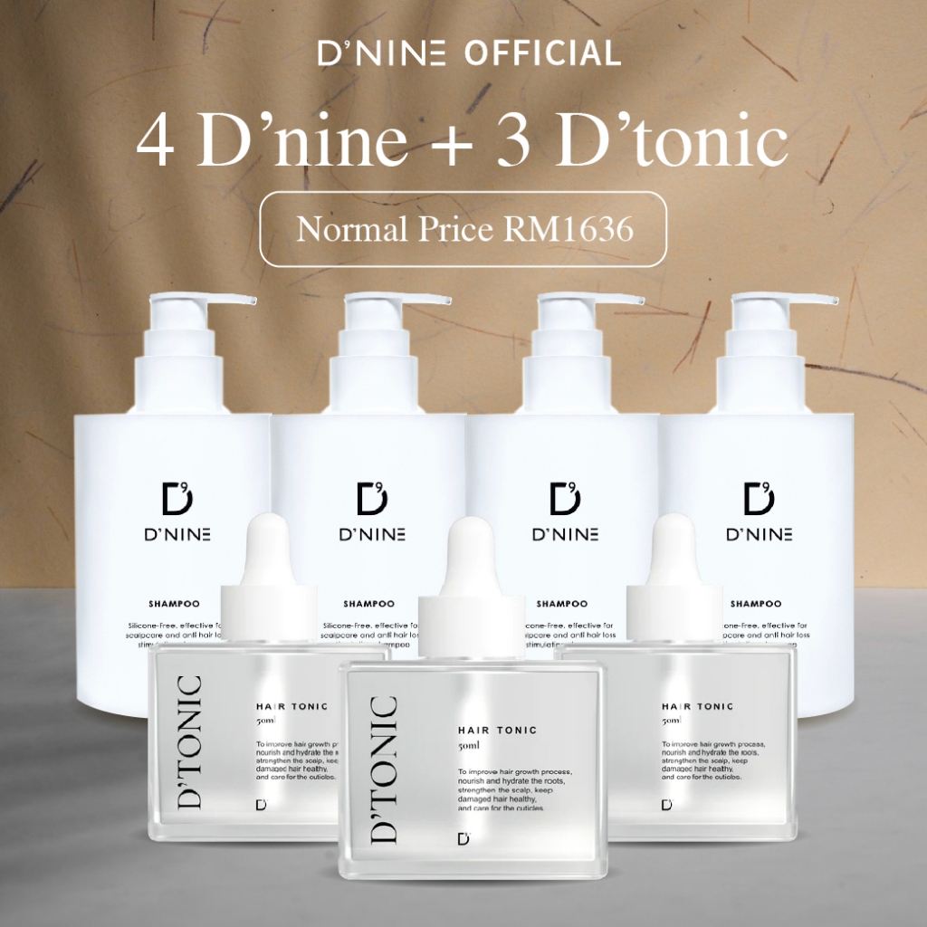 D'NINE™ Shampoo made in Korea effective for Anti Hair Loss Shampoo ...