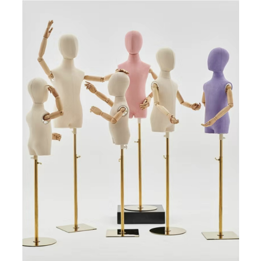 Children's model props clothing store window display shelf with hands ...