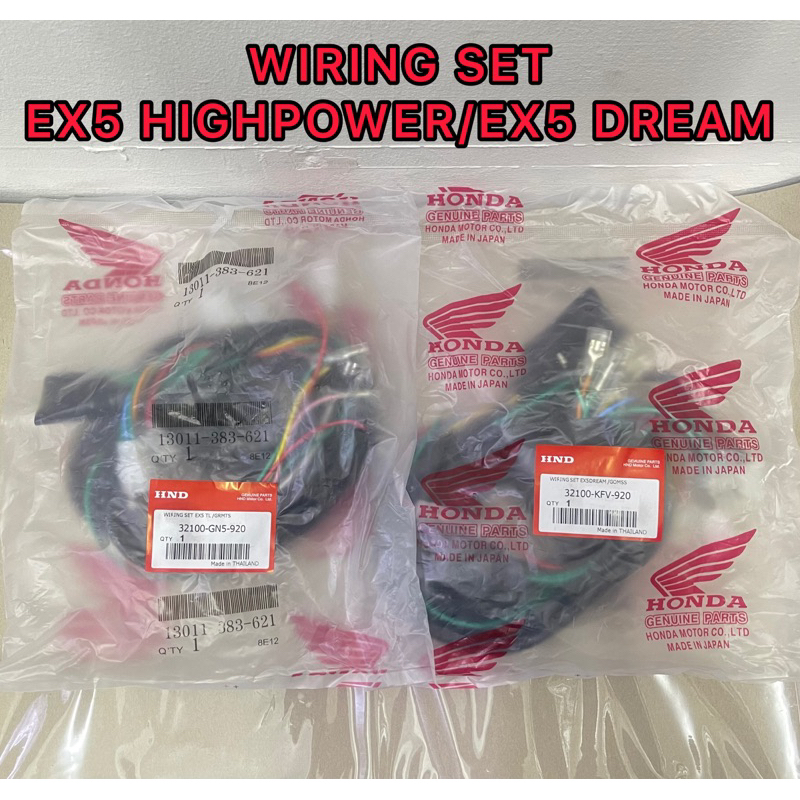 WIRING SET HONDA EX5 HIGHPOWER / EX5 DREAM MADE IN THAILAND | Shopee Malaysia