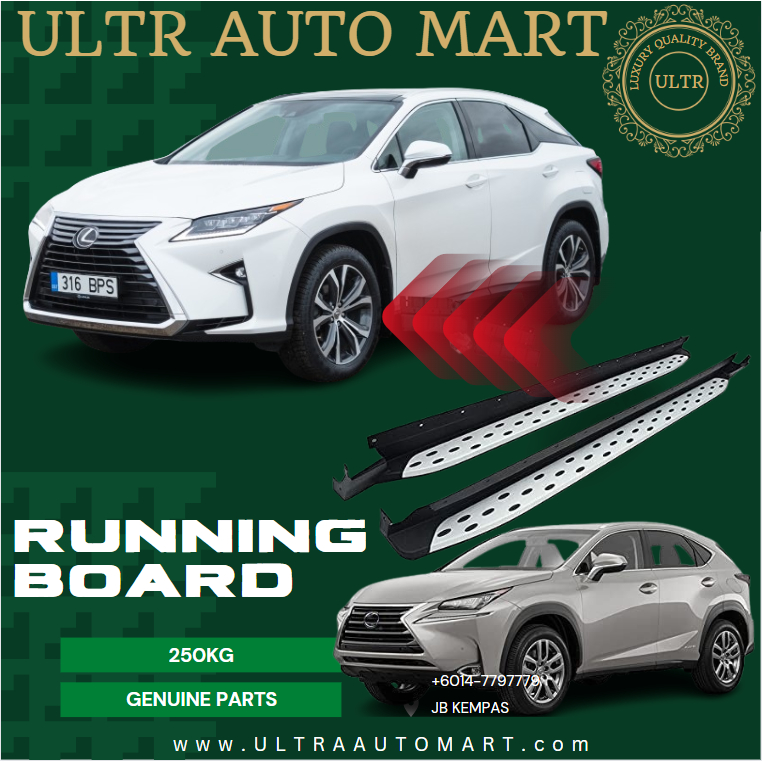 LEXUS NX200 NX200T RX200 RX270 RX300 RX350 WITH SIDE SKIRT SIDE STEP ...