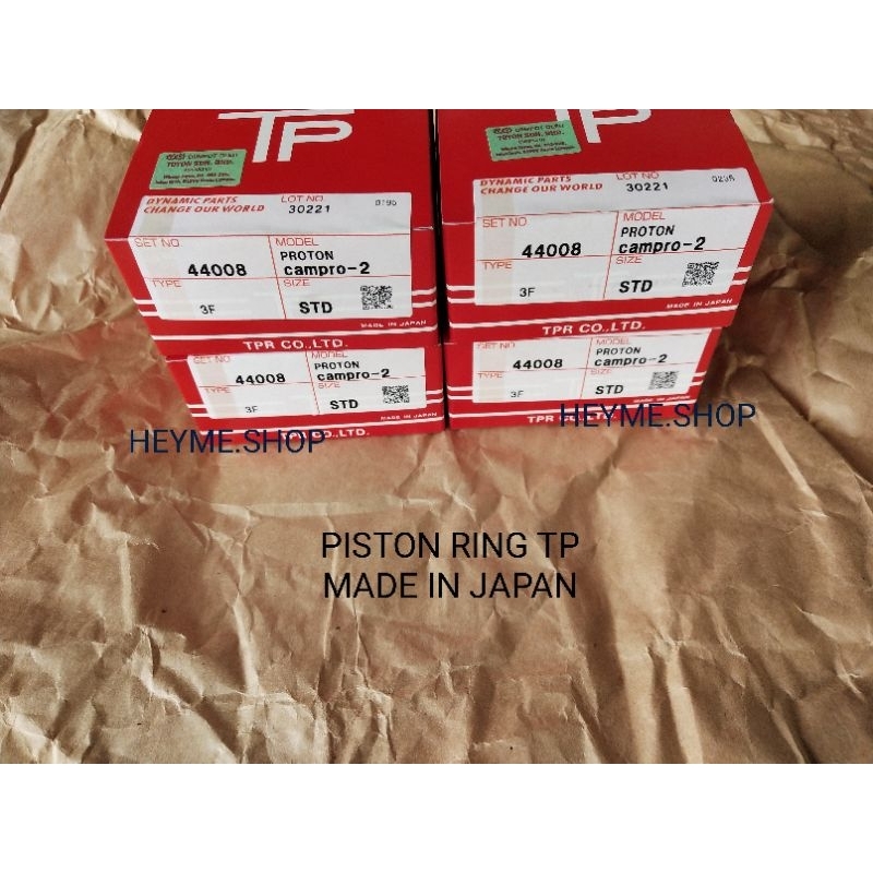 PROTON SAGA FLX EXORA BOLD TURBO PREVE TP JAPAN PISTON RING STD ...