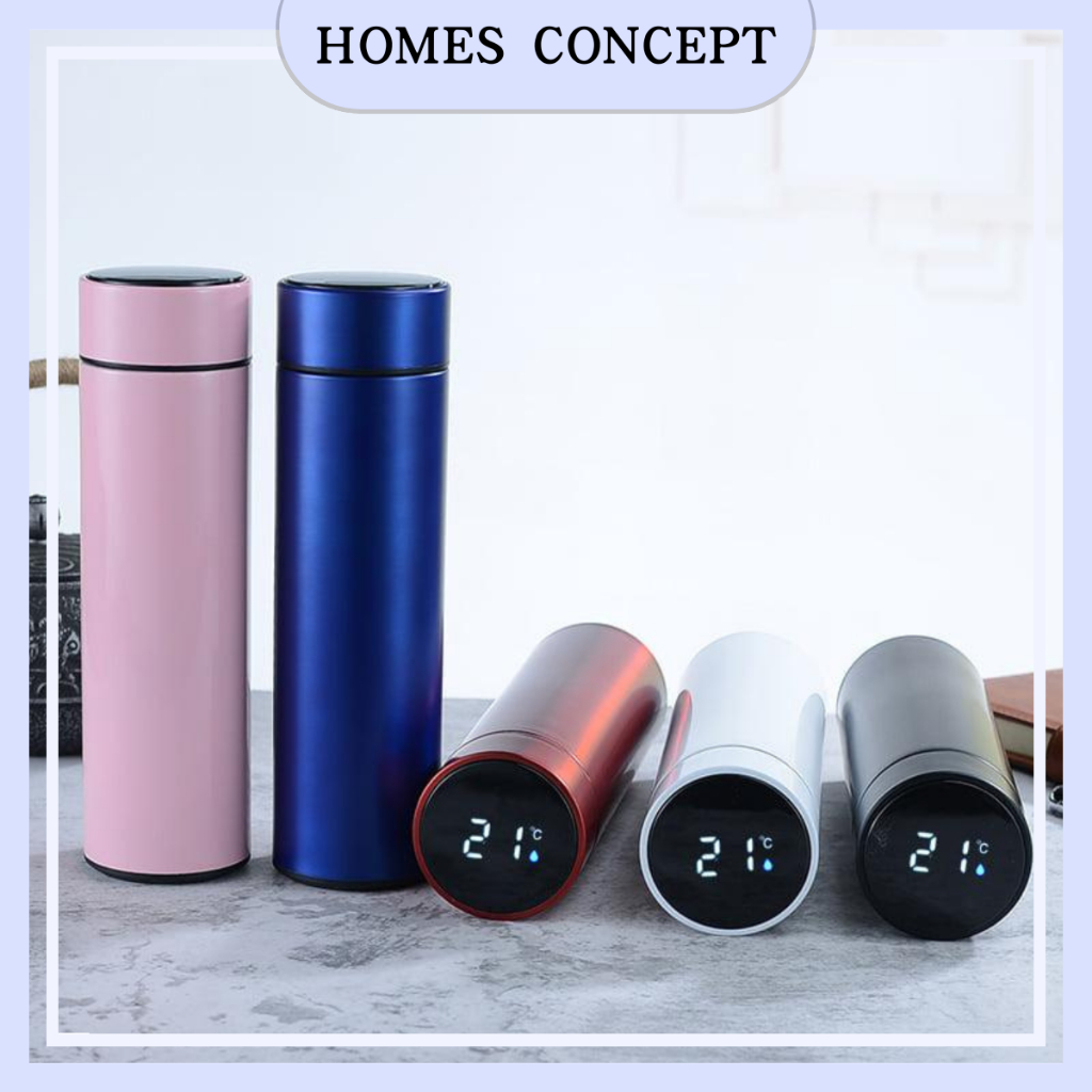 Smart LED temperature display Vacuum Flask Keep Warm and Cold Thermos ...
