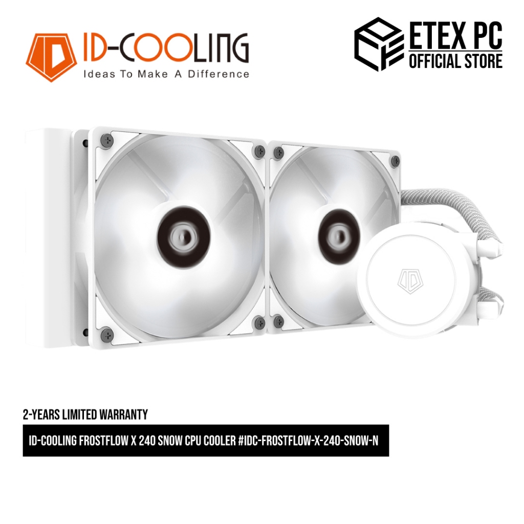 ID-COOLING Frostflow X 240 Snow CPU Cooler # IDC-FROSTFLOW-X-240-SNOW-N ...