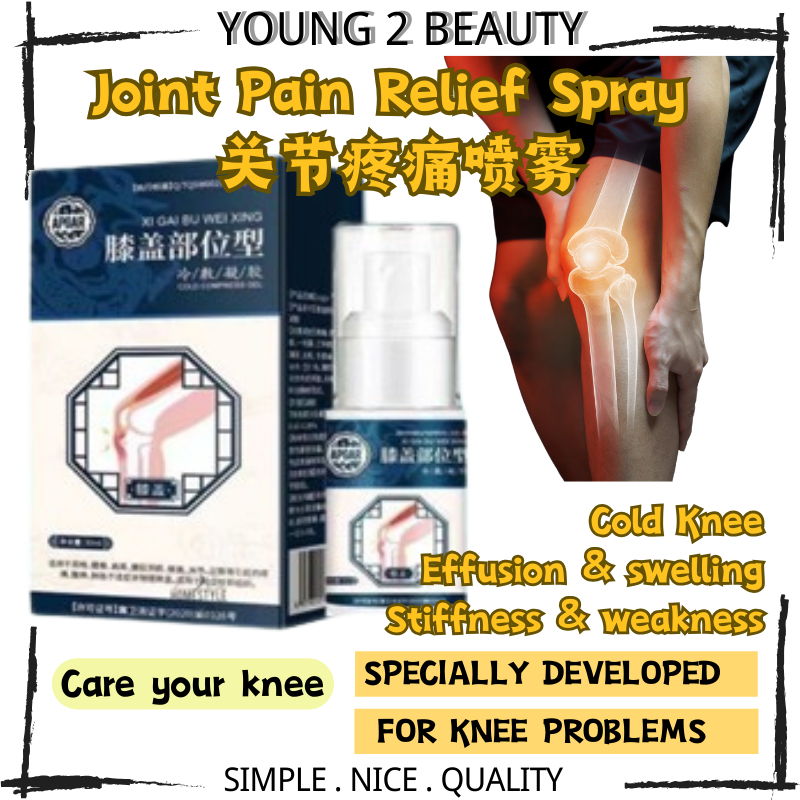 Knee pain relief cold compress gel spray Joint Pain relief spray ...