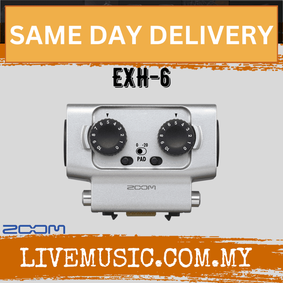 ZOOM EXH-6 DUAL XLR/TRS COMBO INPUT CAPSULE ( EXH6 / EXH 6 ) | Shopee ...