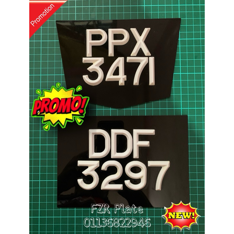 🔥TERMURAH🔥 Nombor Plate Motor Standard Lulus Jpj Model Tiga Segi Murah ...